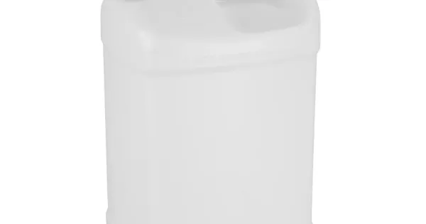 10,000 cc Agros White Polyethylene Bottle