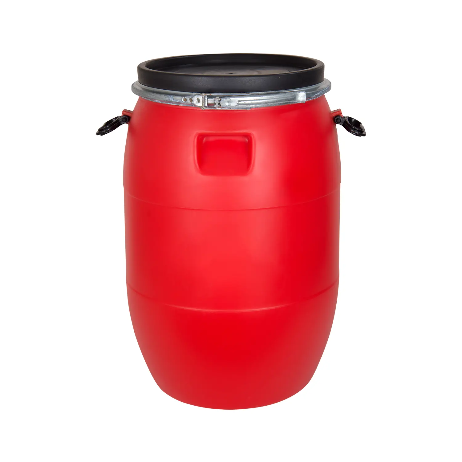60,000 cc Ringed Red Polyethylene Drum
